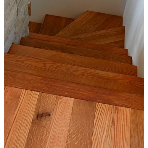 Marche D'Escalier En Chêne Bois Massif