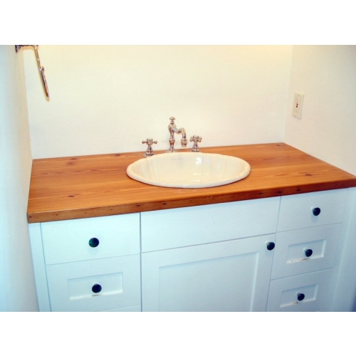 solid wood customized vanity countertop